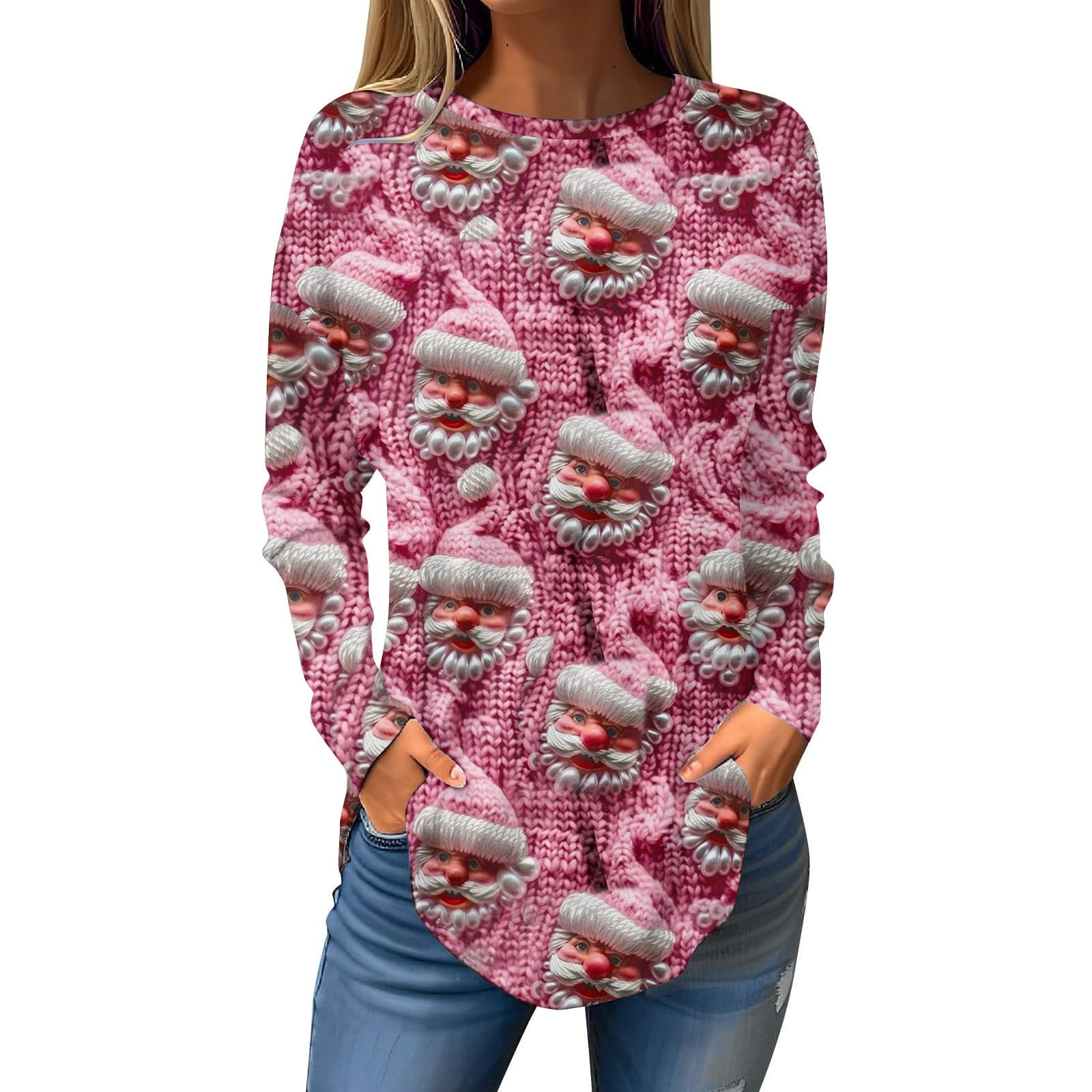 Christmas Shirts for Women Fall Fashion Must Haves Merry Ladies Tops ...