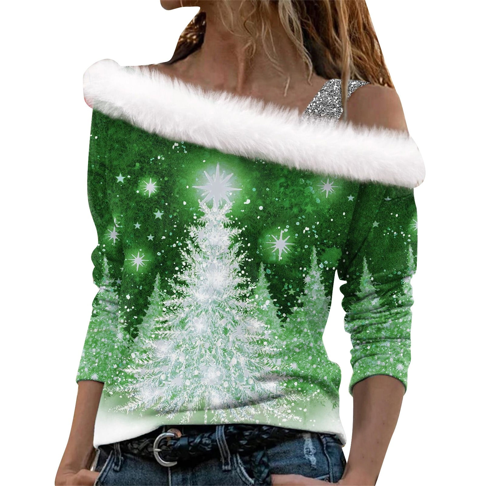 Christmas Shirts for Women Fall Fashion Must Haves New Year Ladies Tops ...