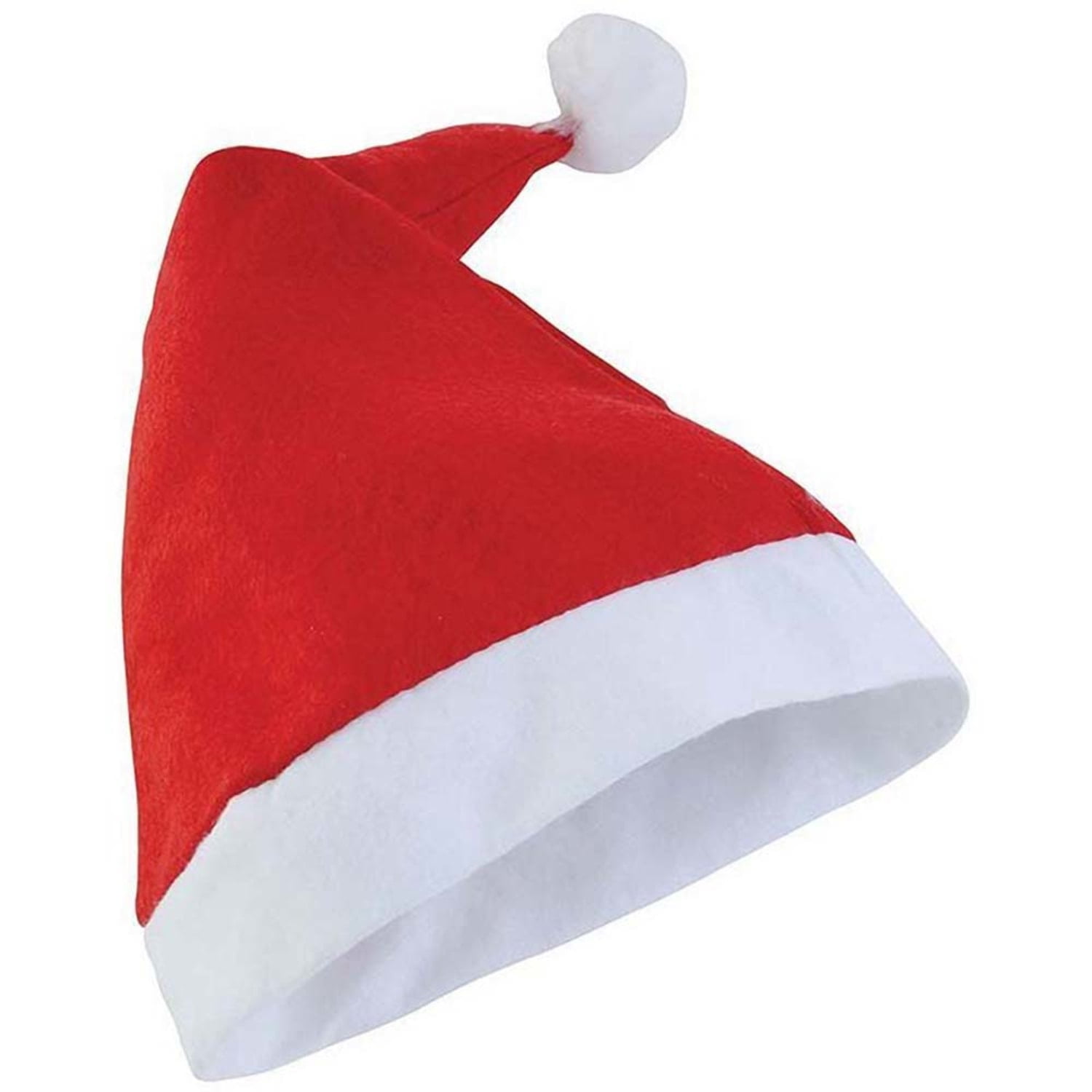 Christmas Shop Budget Value Santa Hat - Walmart.com