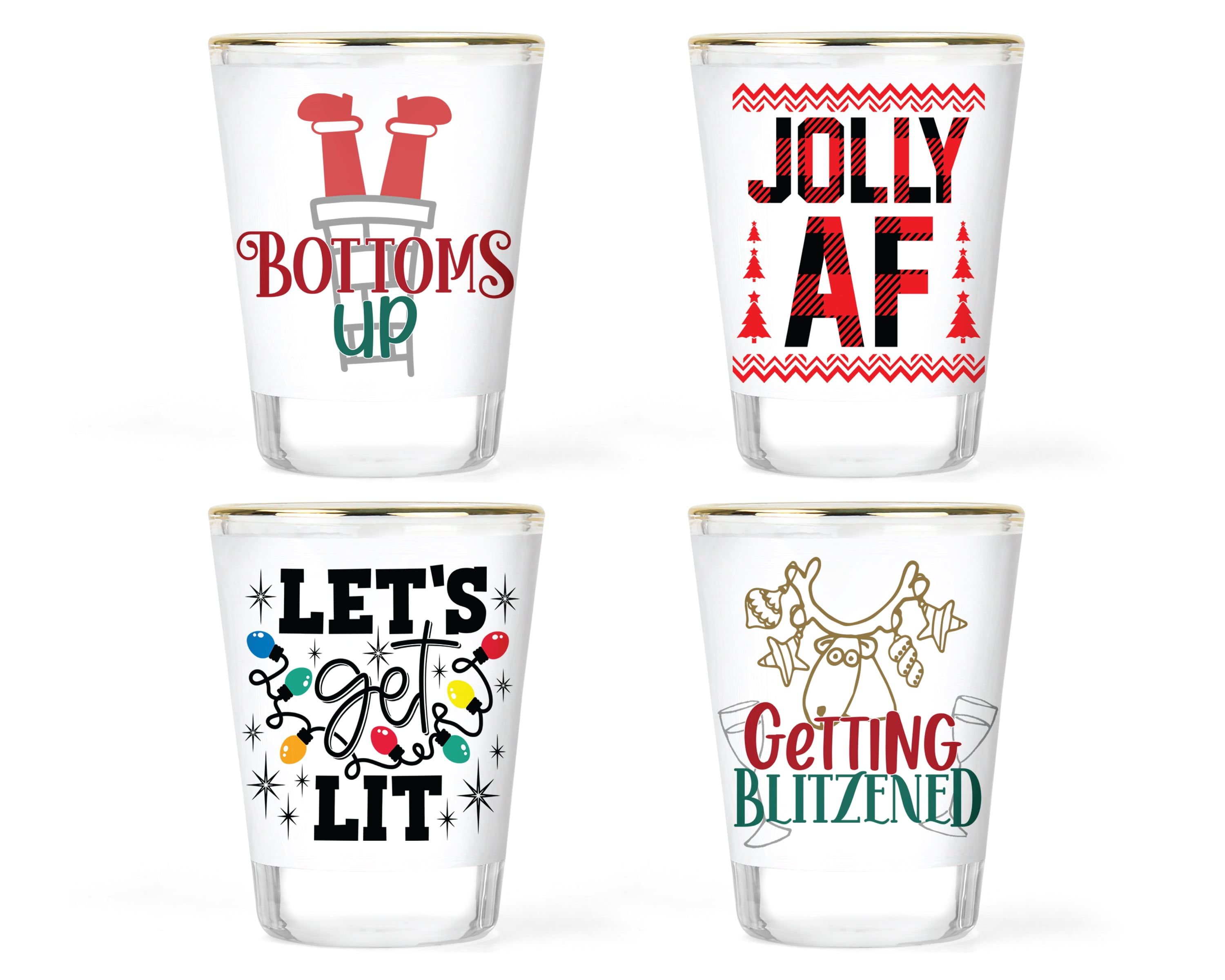 Christmas Shot Glasses