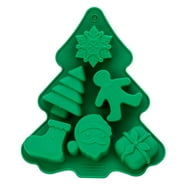 NESZZMIR Christmas Chocolate Cake Molds Christmas Molds Silicone Non ...