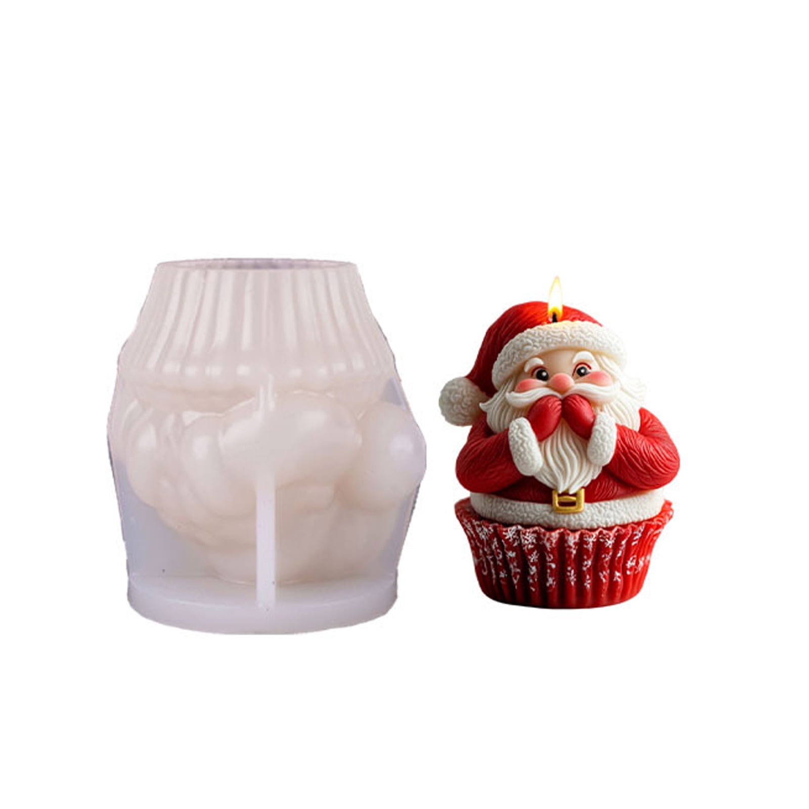 Christmas Silicones Mould Santa Molds Casting Mould Epoxy Resin Molds ...