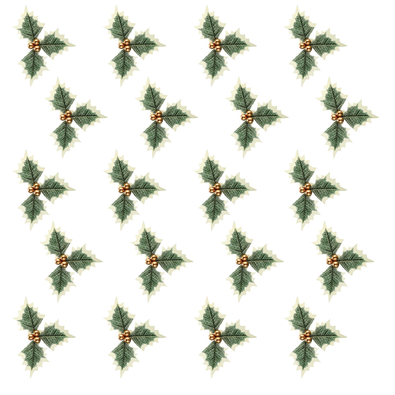 Christmas Simulation Christmas Golden Fruit Leaves Christmas Tree ...