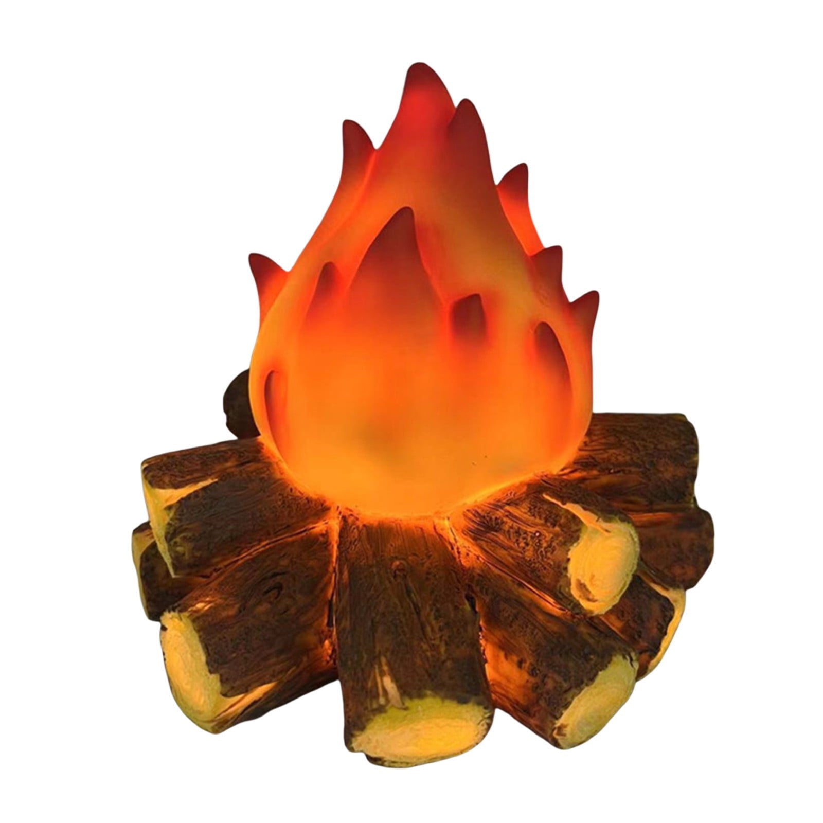 Christmas Simulation Flame Night Light - Realistic Flickering LED Flame ...