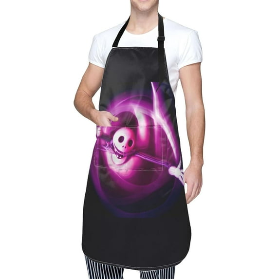 Christmas Skellington Adjustable Bb Apron For Men and Women Chefs ...