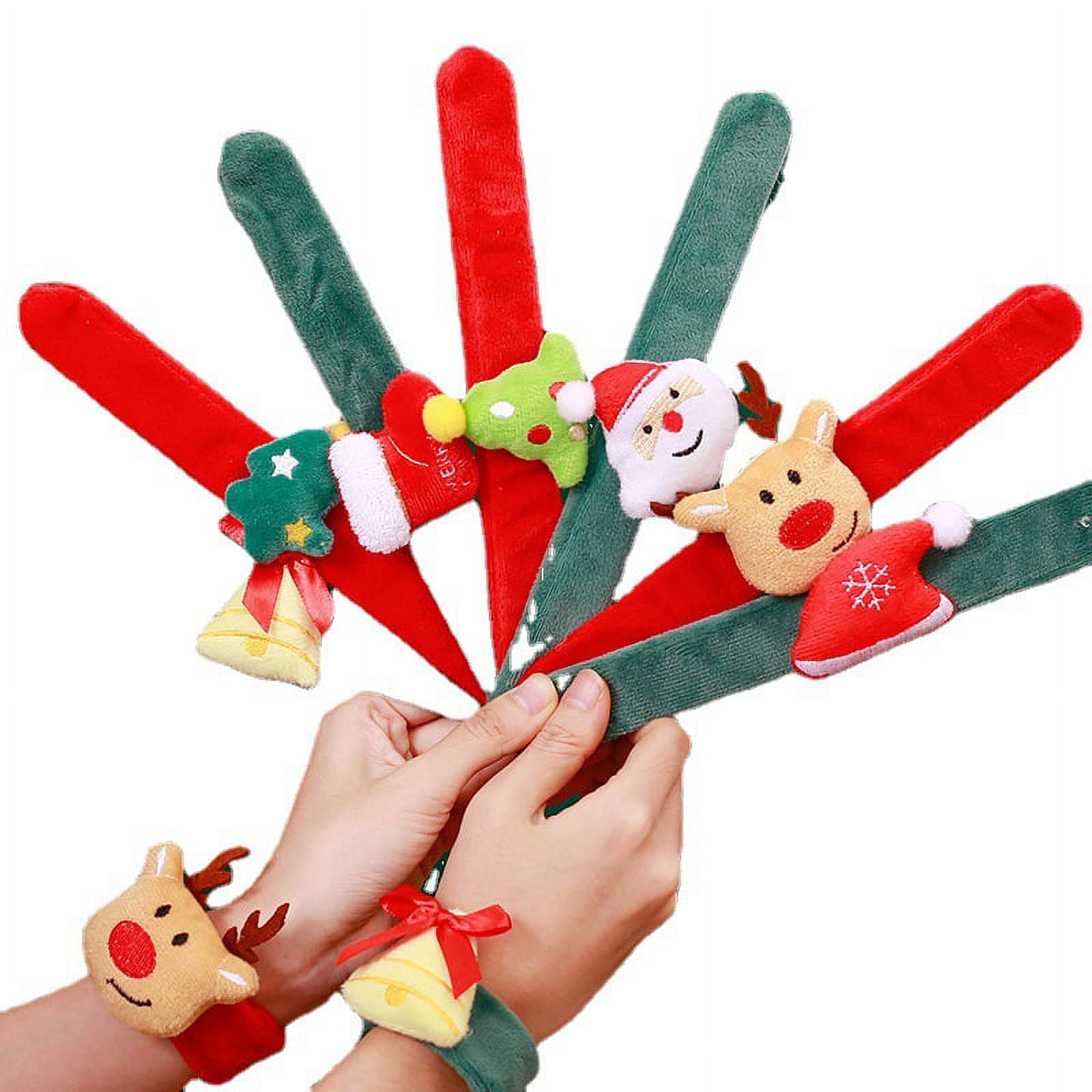 Christmas Slap Bracelets Xmas Slap Bands Christmas Theme Party Toys ...