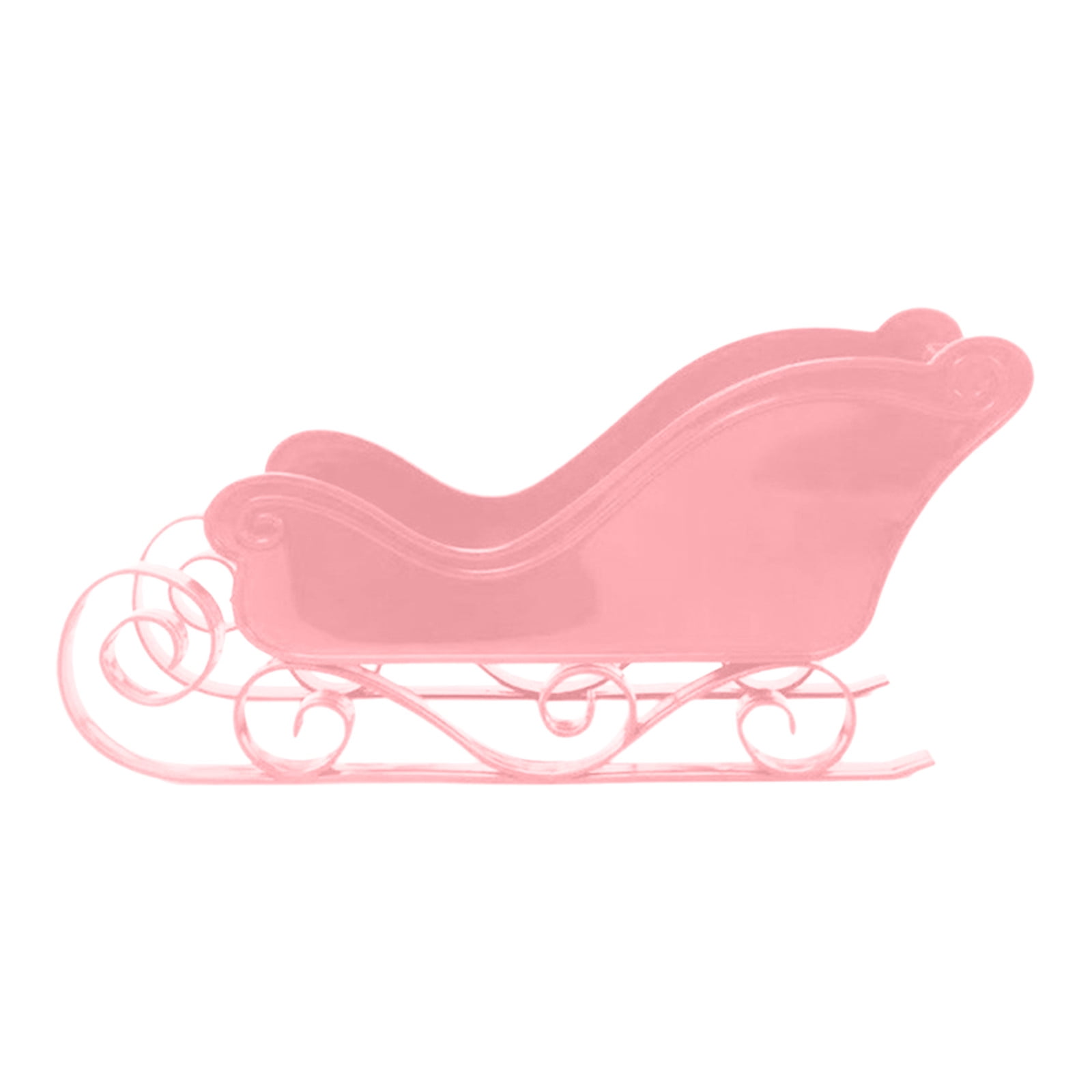 Christmas Sleigh Ornament Tabletop Decor, Small Plastic Sleighs Mode ...