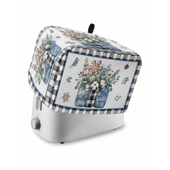 Christmas Small Toaster Cover 2 Slice, Kitchen Appliance Covers, Winter ...
