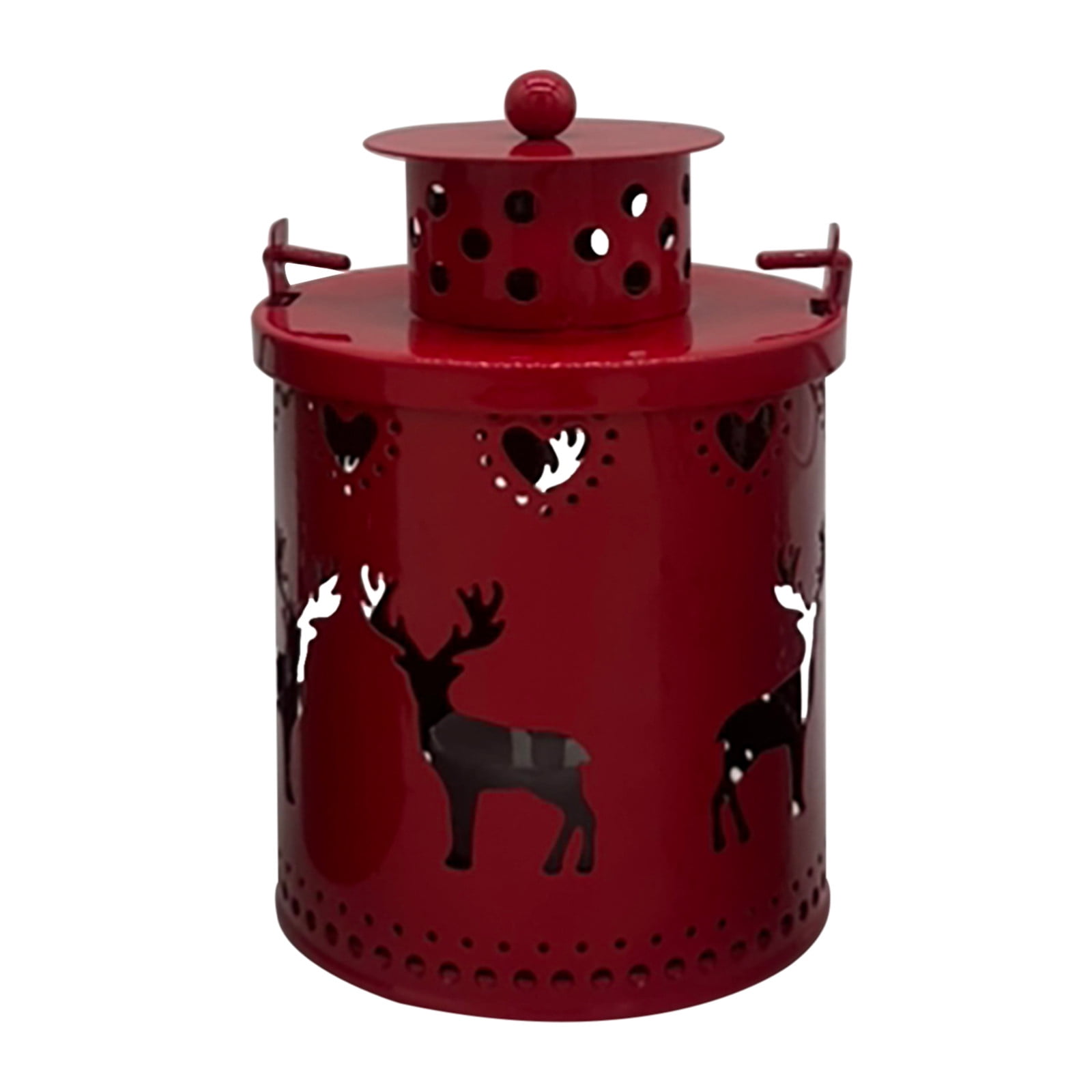 Christmas Snow Globe Lantern, Christmas Village Church Scene Lighted ...