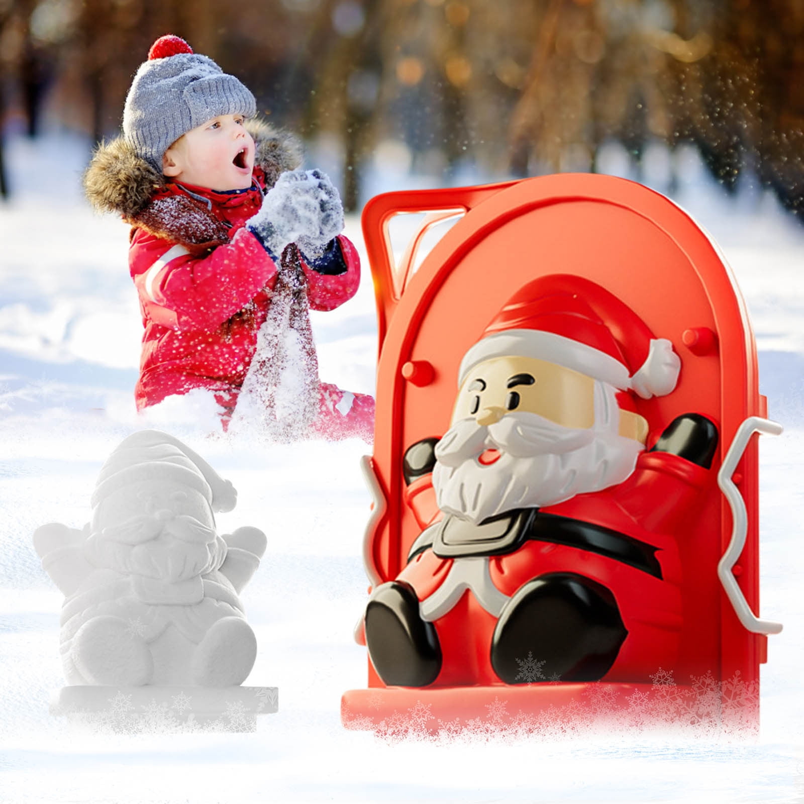 Christmas Snowball Maker Clip, Winter Snow Toys Outdoor, Snow Model ...