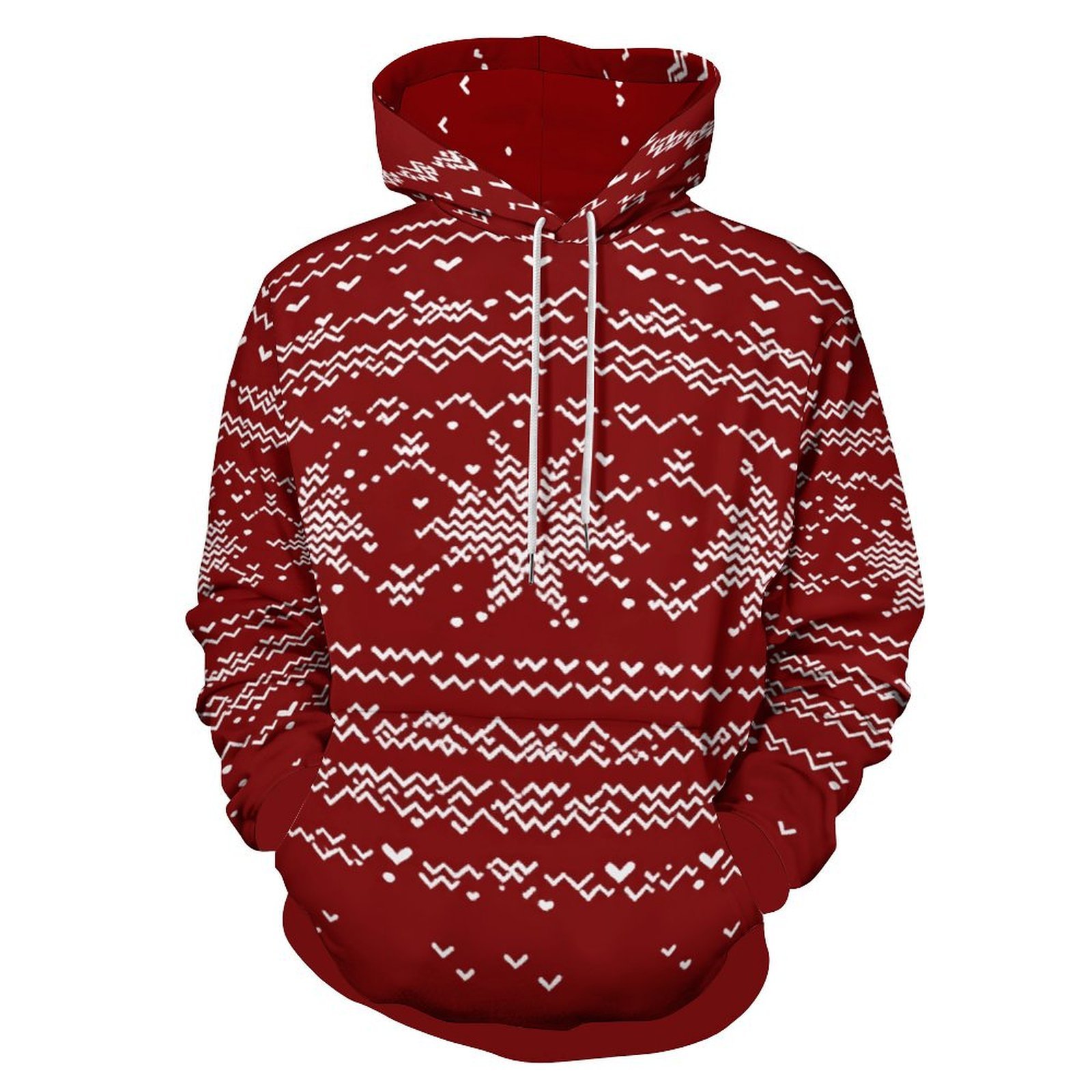 Christmas Snowflake Deer 3d Sweatshirts Hoodie Fashion Casual ...