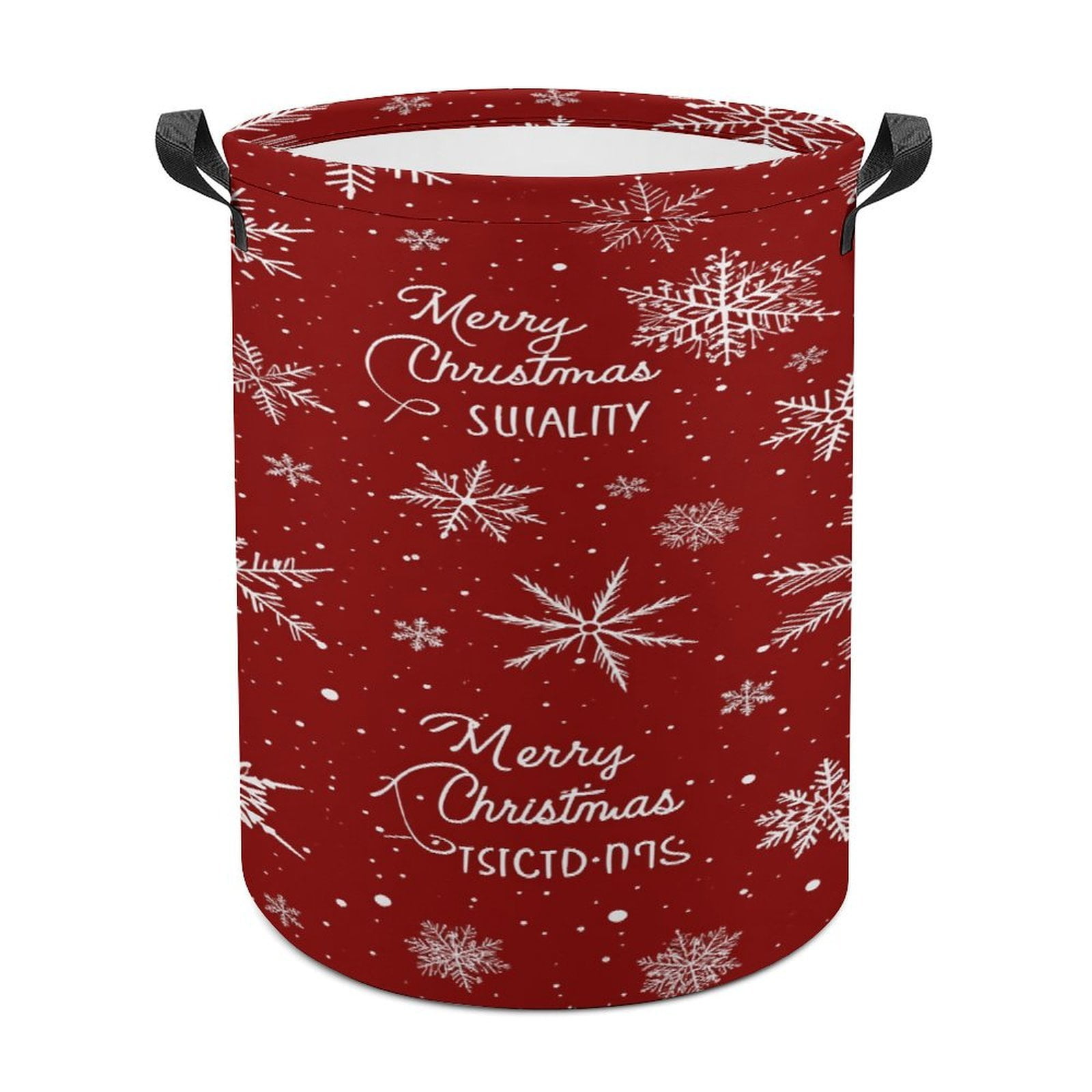 Christmas Snowflake DeerLaundry Basket Collapsible Clothing Hamper Toys ...