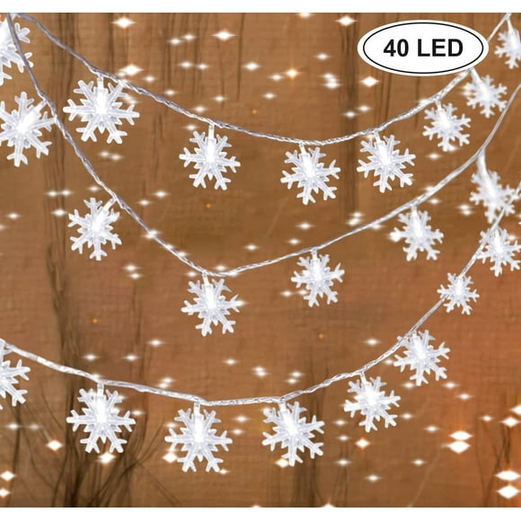 Hanging Snowflake Lights Outdoor