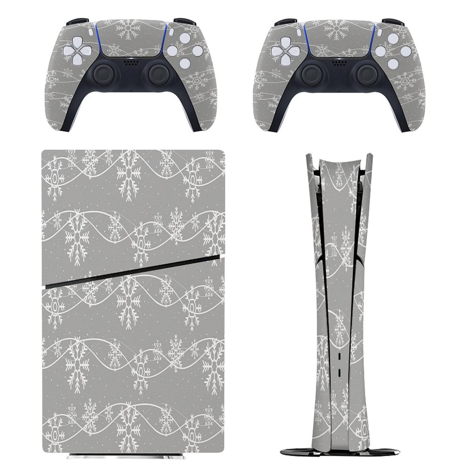 Christmas Snowflake PS5/PS5 Pro/PS5 Slim Digital Disc Skin Sticker For ...