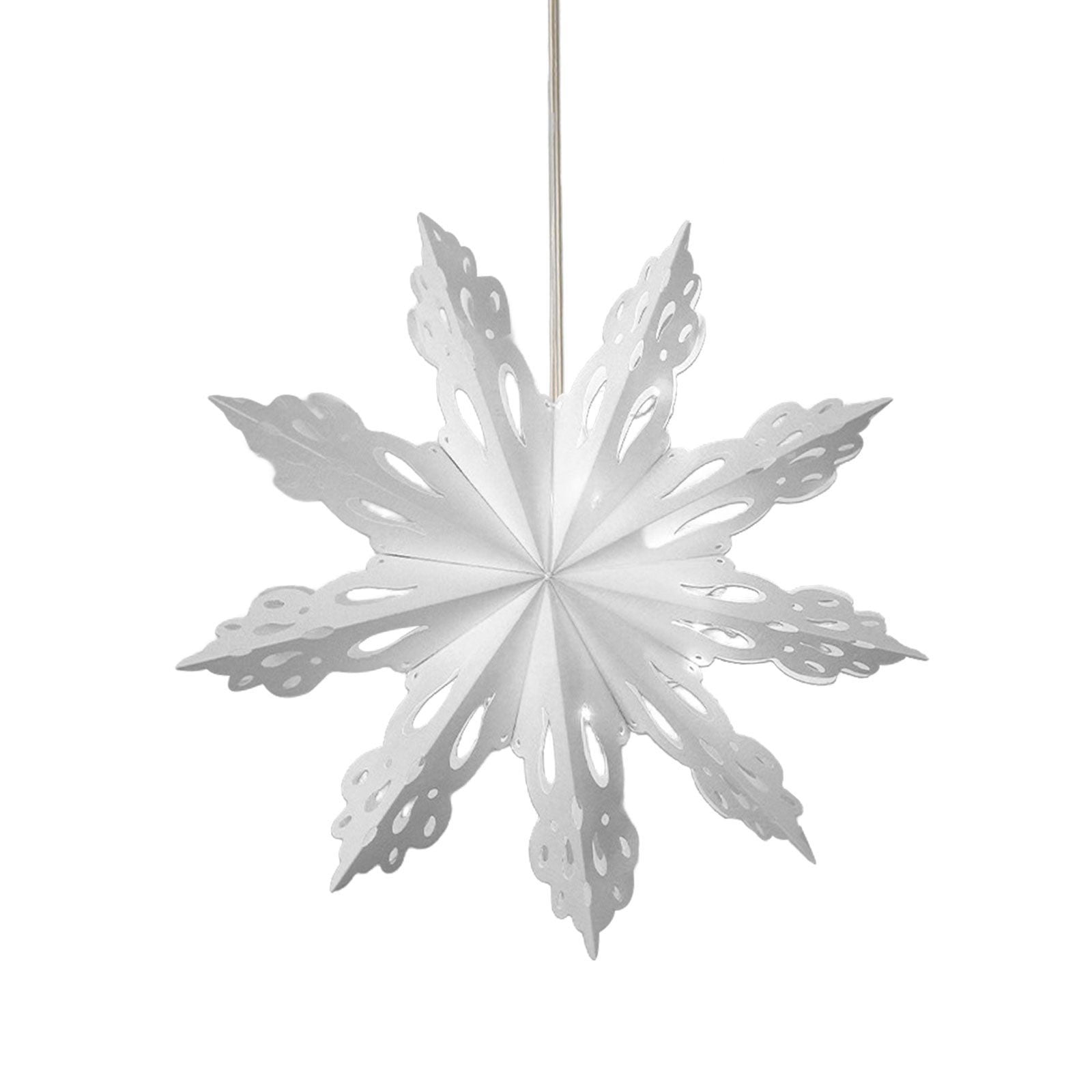Christmas Snowflake Pendant - Paper Snowflakes With Lights Light Up ...