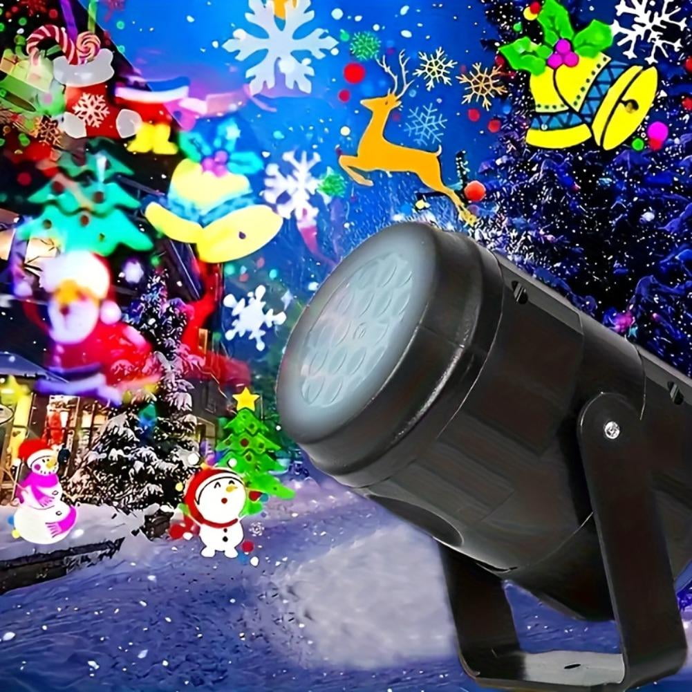 Christmas Snowflake Projector Lights, Led Projector Lamp Outdoor ...