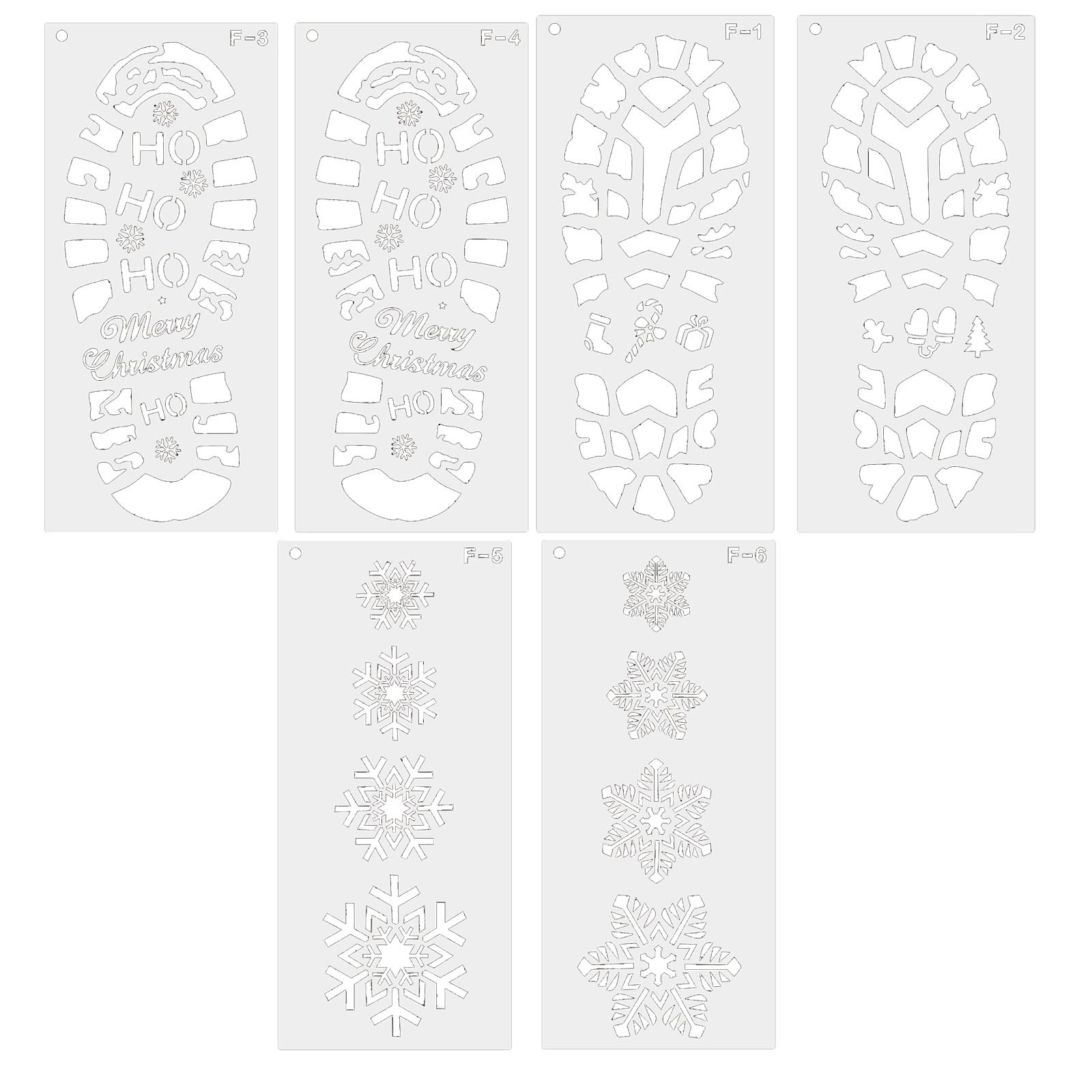 Christmas Snowflake Stencils Template Christmas Decorations Christmas ...