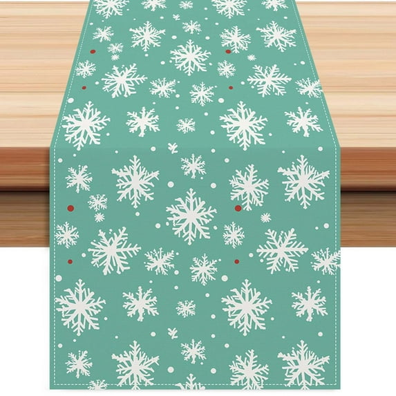 Christmas Snowflake Table Flag For Party Table Decoration Tablecloth ...