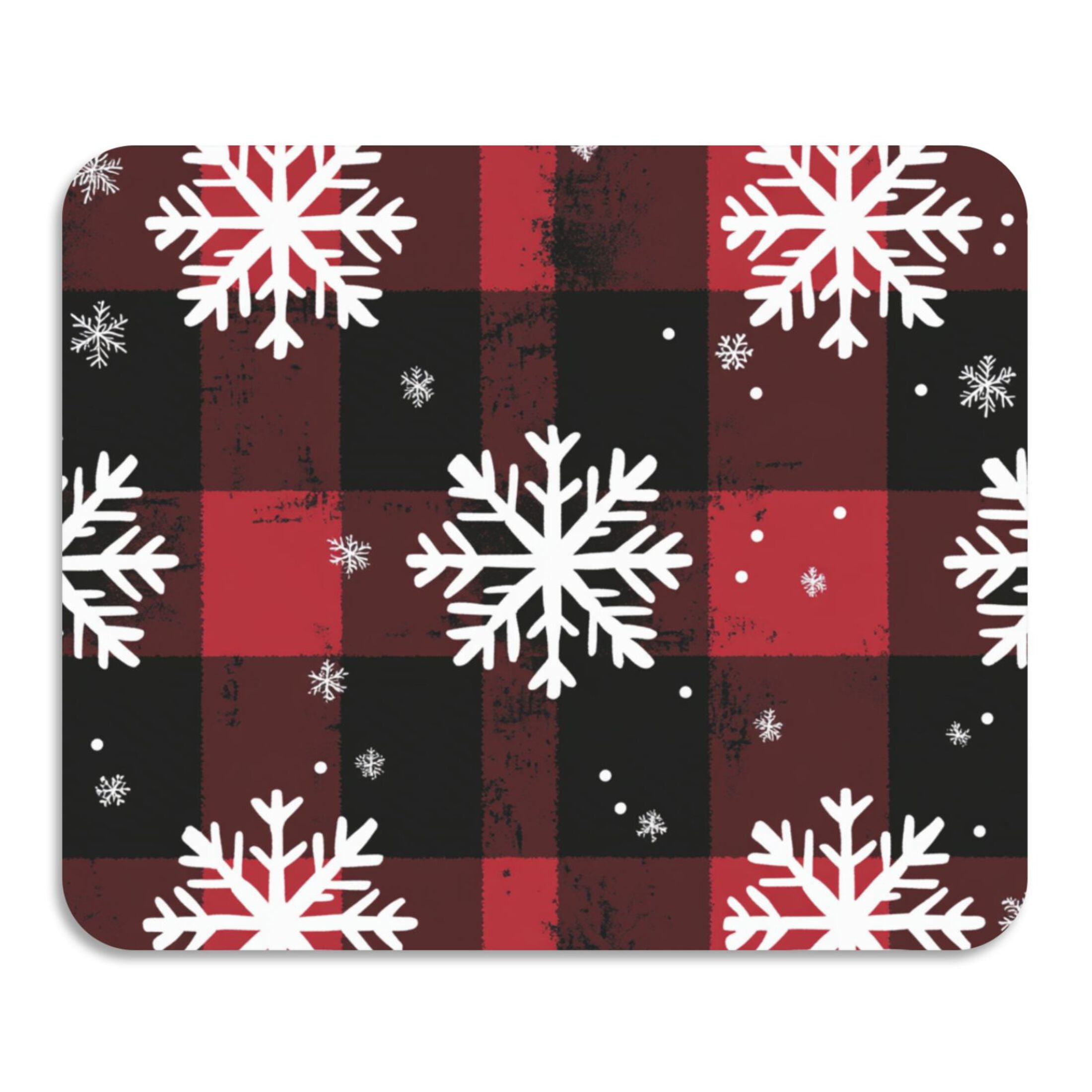 Christmas Snowflakes Lattice Dish Drying Mat Water Absorbent Non Slip ...