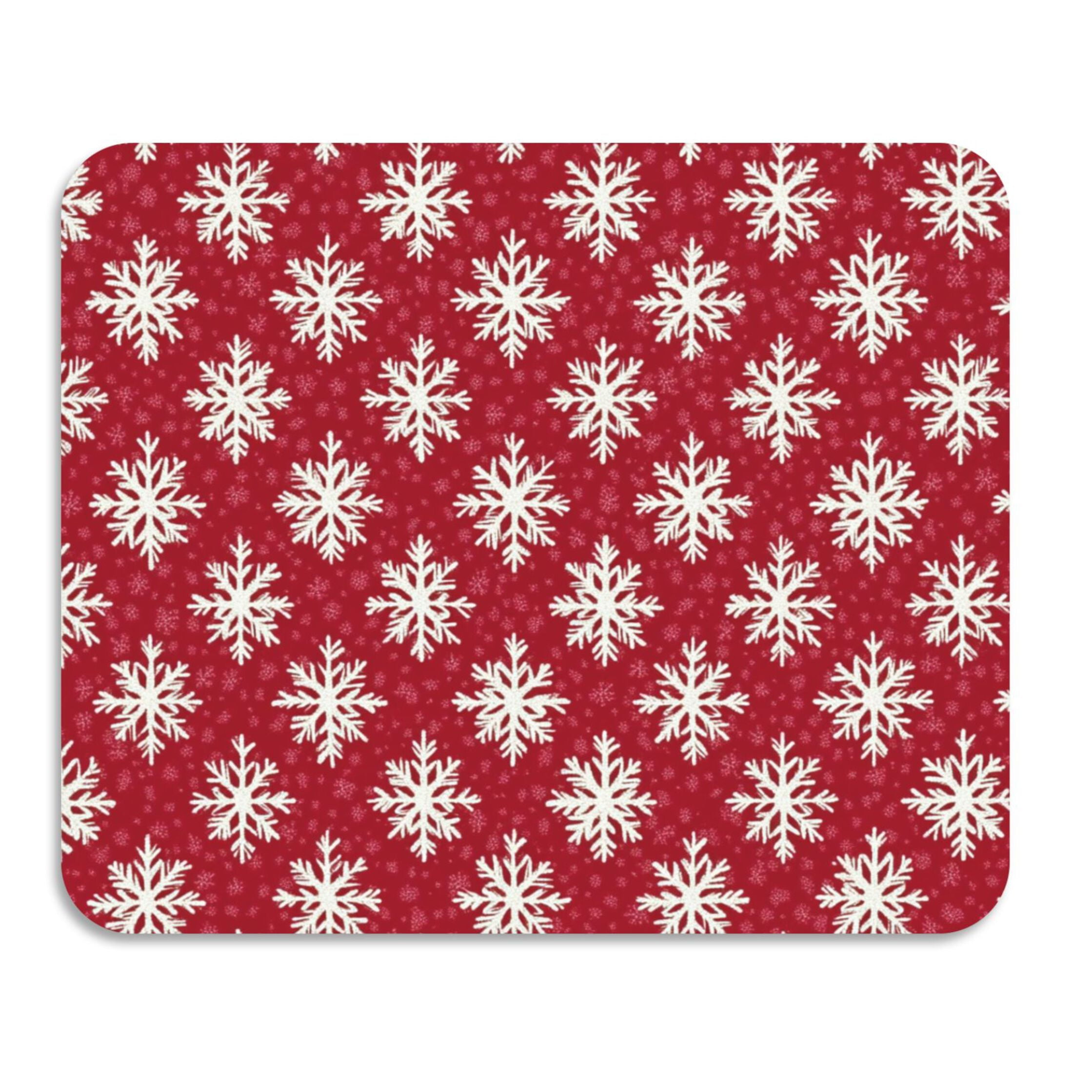 Christmas Snowflakes Pattern Dish Drying Mat Water Absorbent Non Slip ...