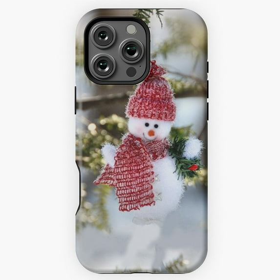 Christmas Snowman Cute Winter Holiday Phone Case Compatible with iPhone ...