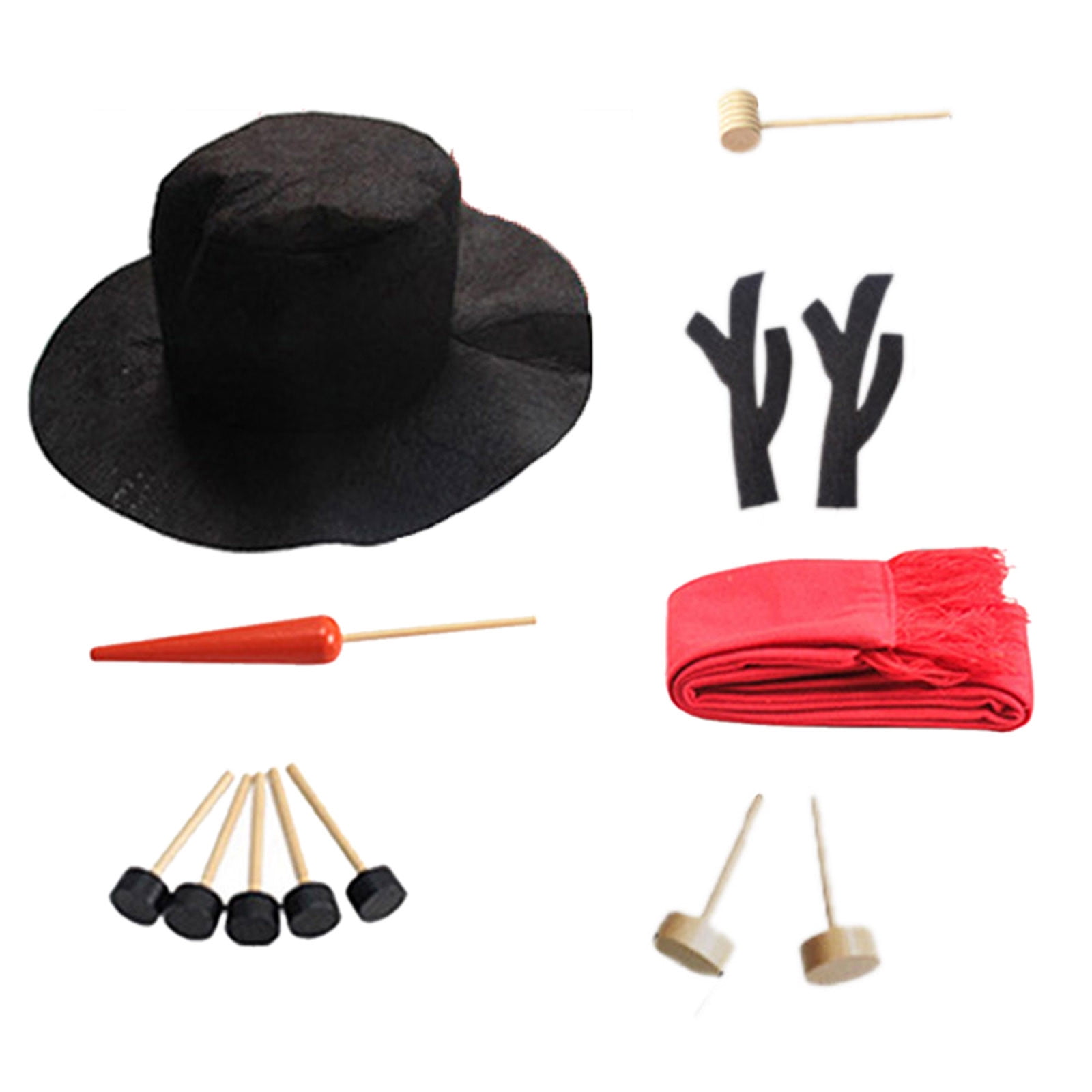 Christmas Snowman Decorating Kit Outdoor Winter Holiday Toy for Kids ...