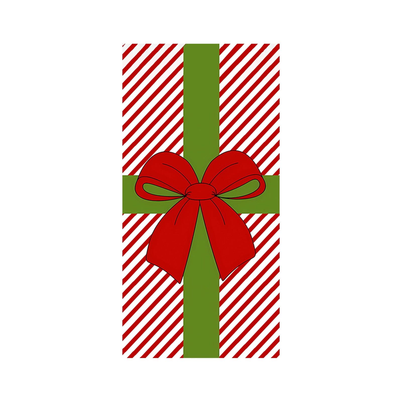 Christmas Snowman Door Curtain Polyester Hanging Cloth with Santa Claus ...