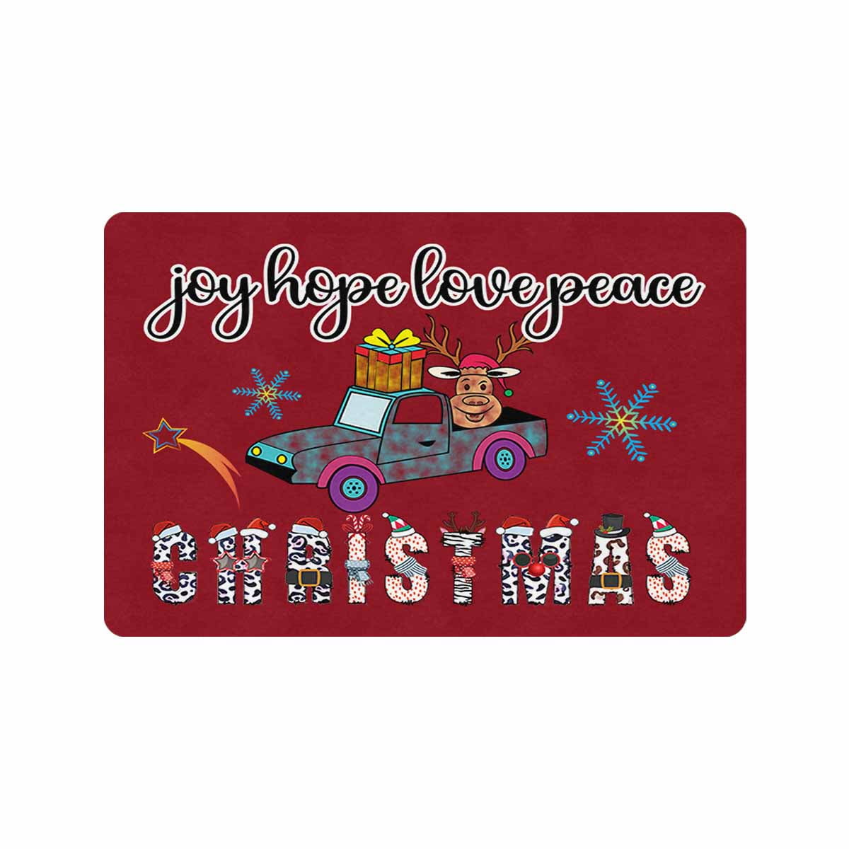 Christmas Snowman Entrance Door Mat,Low Profile Tradition Christmas ...