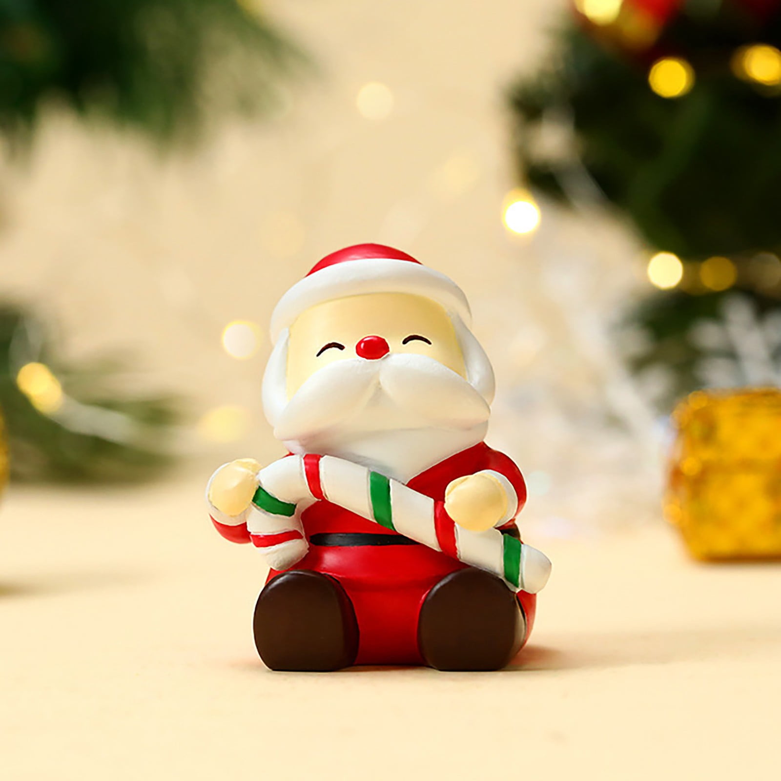 Christmas Snowman Figurines Table Top Decor Set ,Resin Sitting Laying ...