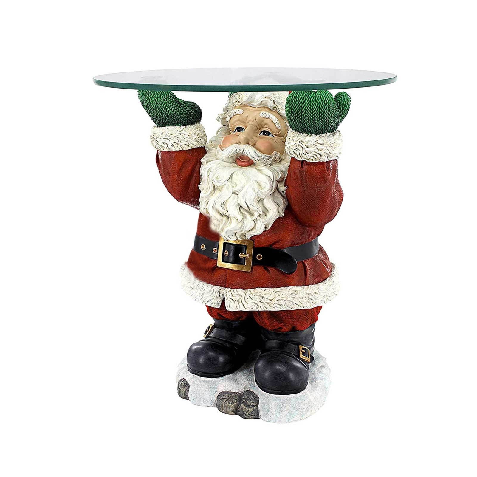 Christmas Snowman Holder Fruit Plate Decoration Resin Snowman Statue ...