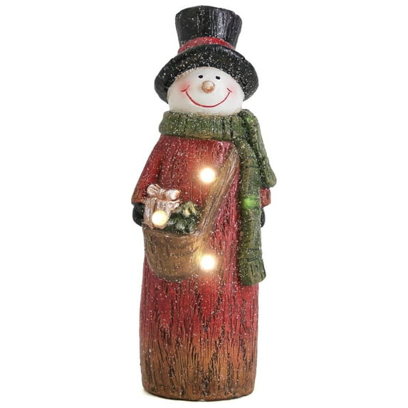 Christmas Snowman with LED Light Decorations, Christmas Snowman Light ...