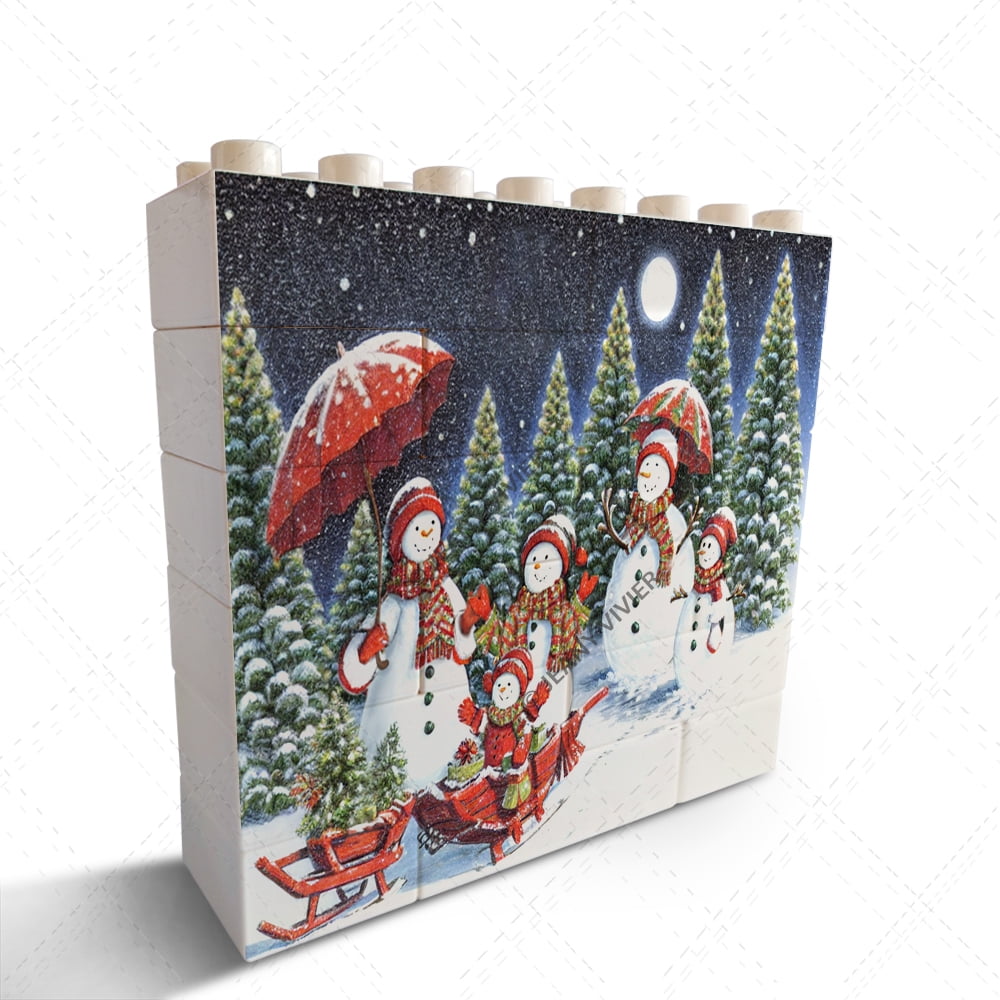 Christmas Snowman Picture Home Office Desk Cubicle Shelf Decor Novelty ...