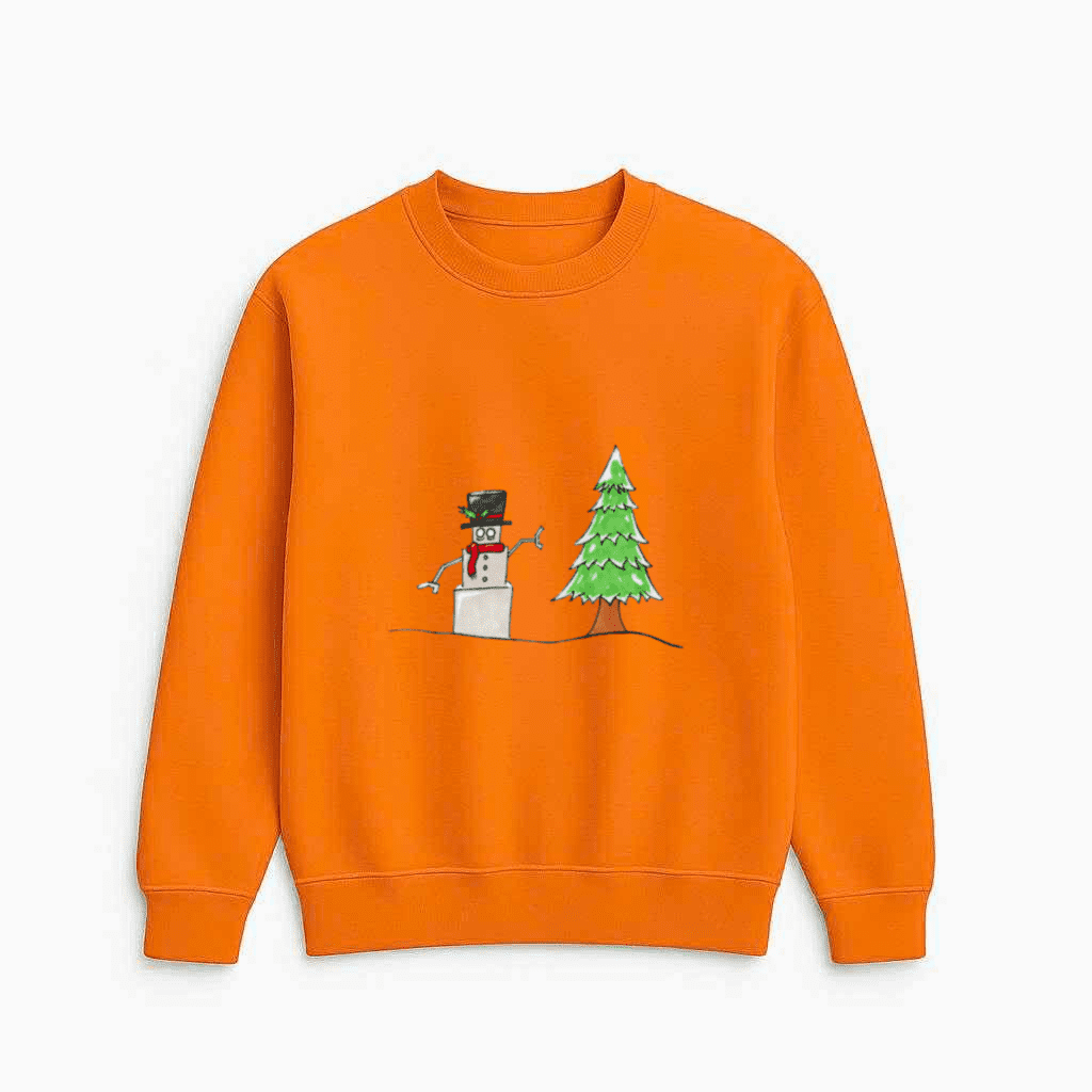 Christmas Snowman Robot Holiday Festive Cute Cartoon Winter Party ...