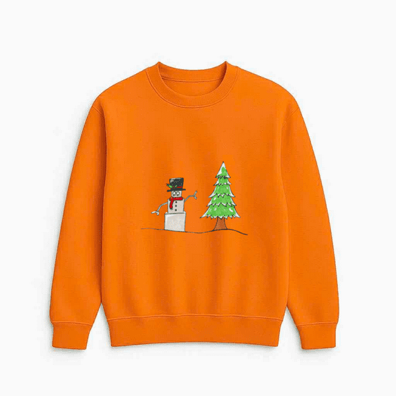 Christmas Snowman Robot Holiday Festive Cute Cartoon Winter Party ...