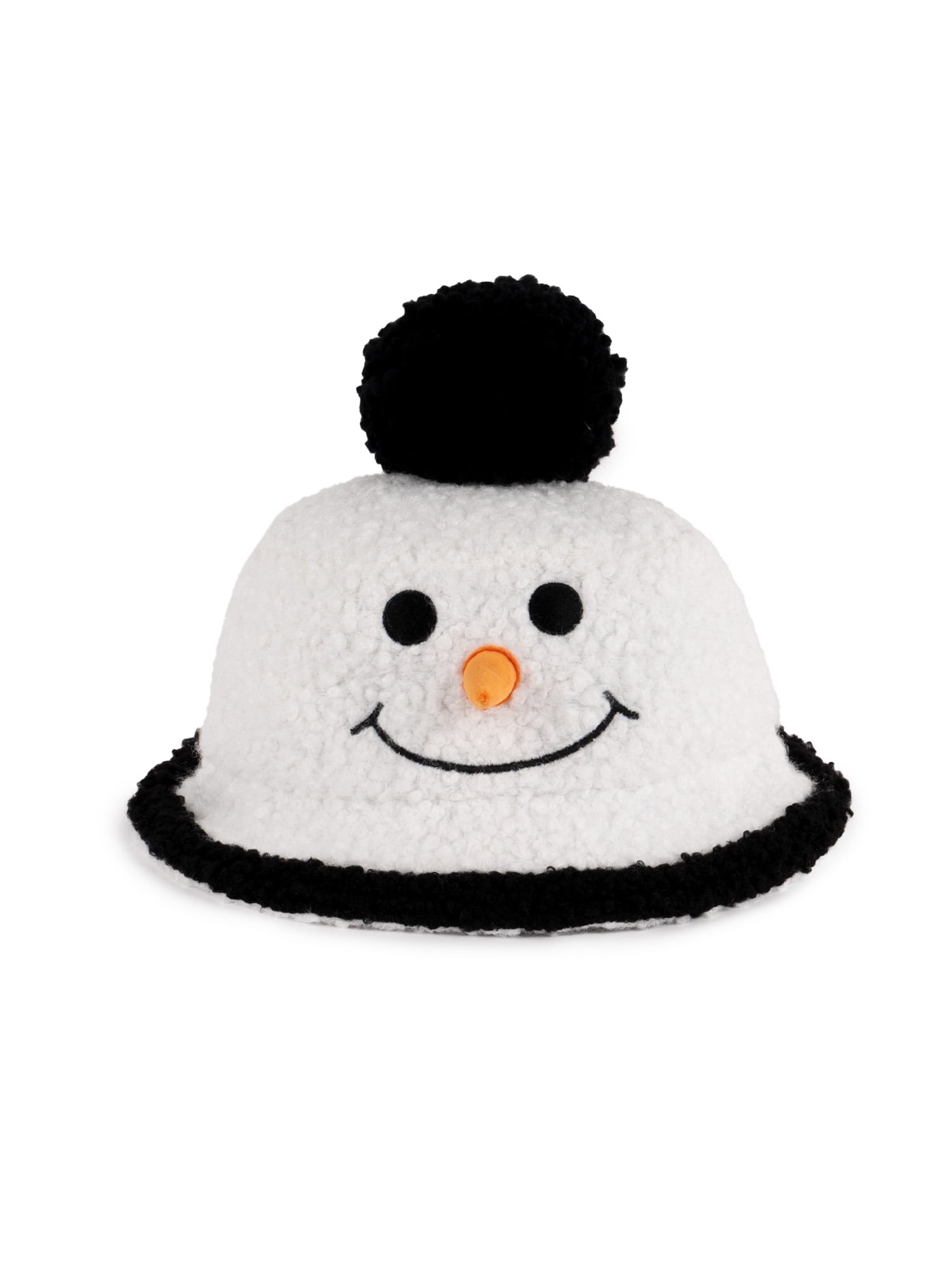 Brandclub - Christmas Snowman Sherpa Fleece Bucket Hat Party Accessory ...