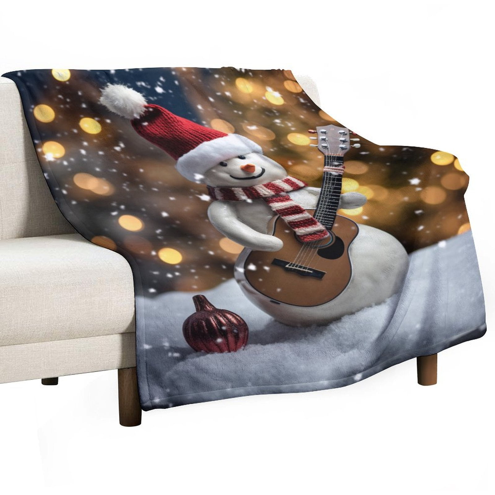 Christmas Snowman Snow House Soft Cozy Warm, Lightweight And Plush ...