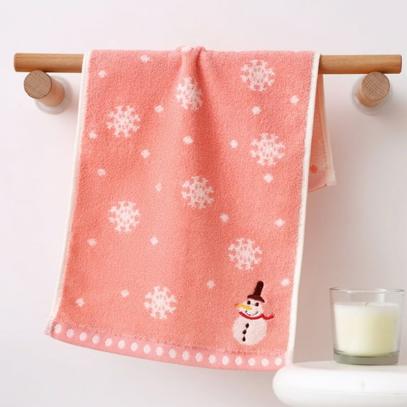 Christmas Snowman Snowflakes Kitchen Towel,29x13" Ultra-Soft Absorbent ...