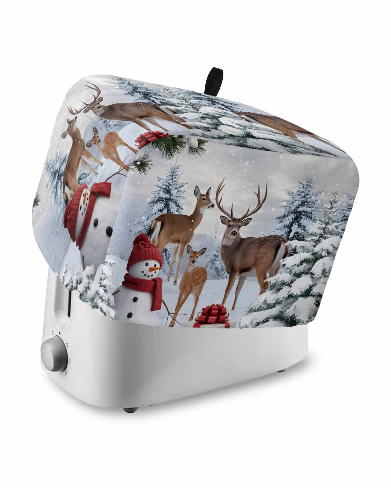 Christmas Snowman Toaster Cover 4 Slice, Large Kitchen Appliance Covers ...