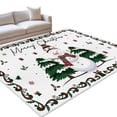 Christmas Snowman Washable Rug 2.7x5 Area Rug for Living Room Bedroom ...