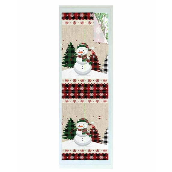 Christmas Snowman Window Privacy Film Stained Glass Window Film ...