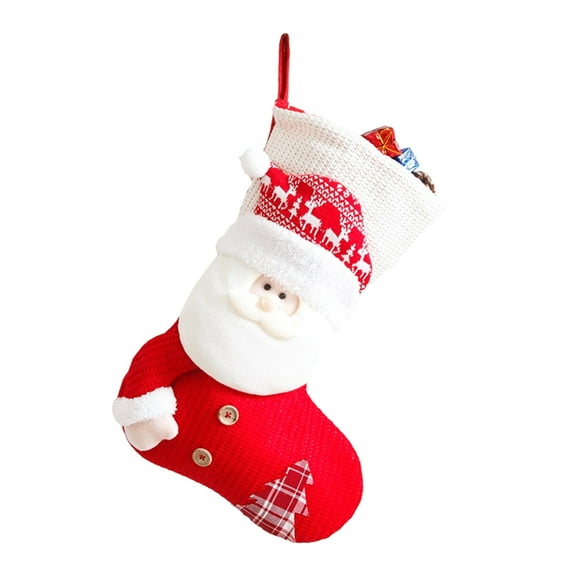 A Christmas Socks Gift Bags Christmas Decorations Ornaments Santa Claus ...