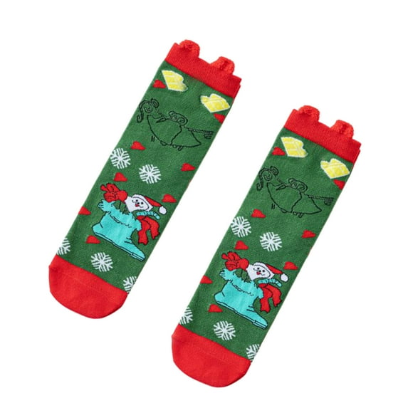 Christmas Socks, Winter Cute Funny Socks Couple Soft Warm Stockings for ...