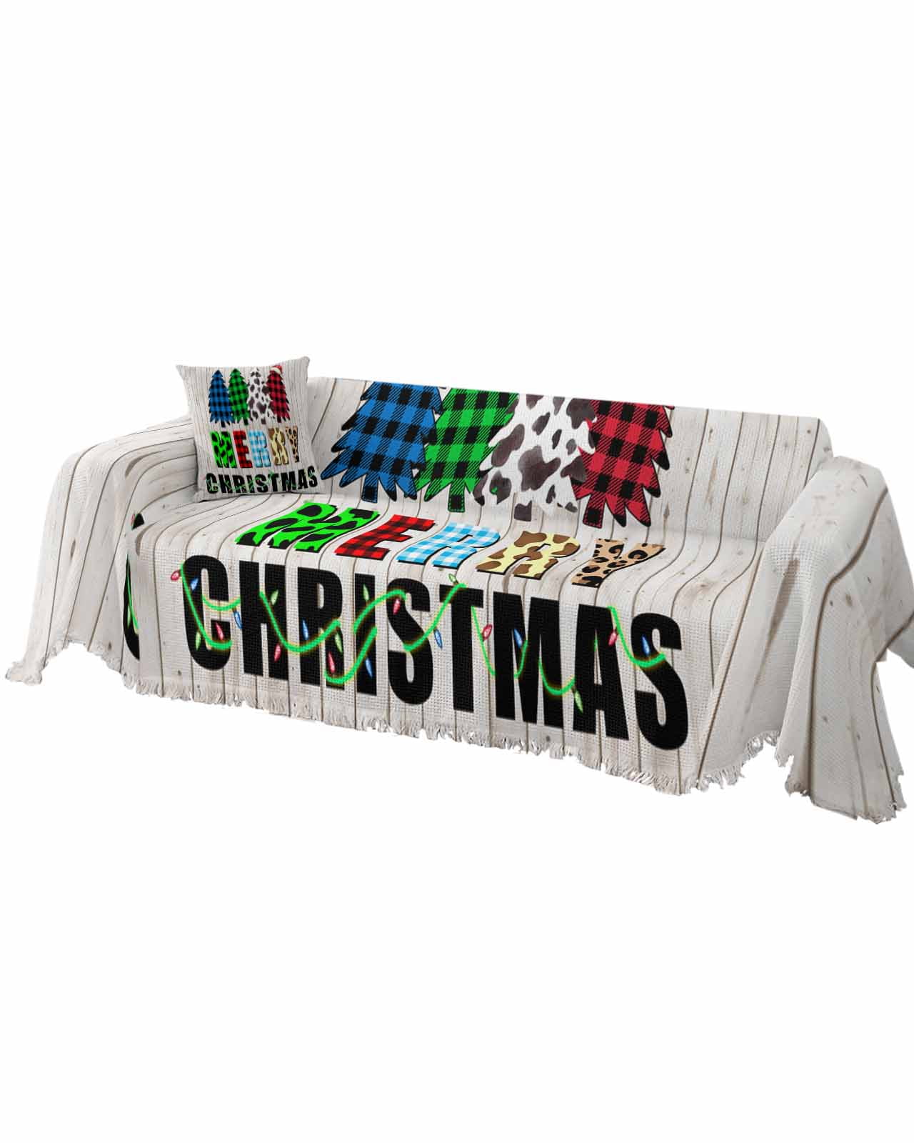 Christmas Sofa Covers for 3 Cushion Couch, Washable Sectional & L Shape ...