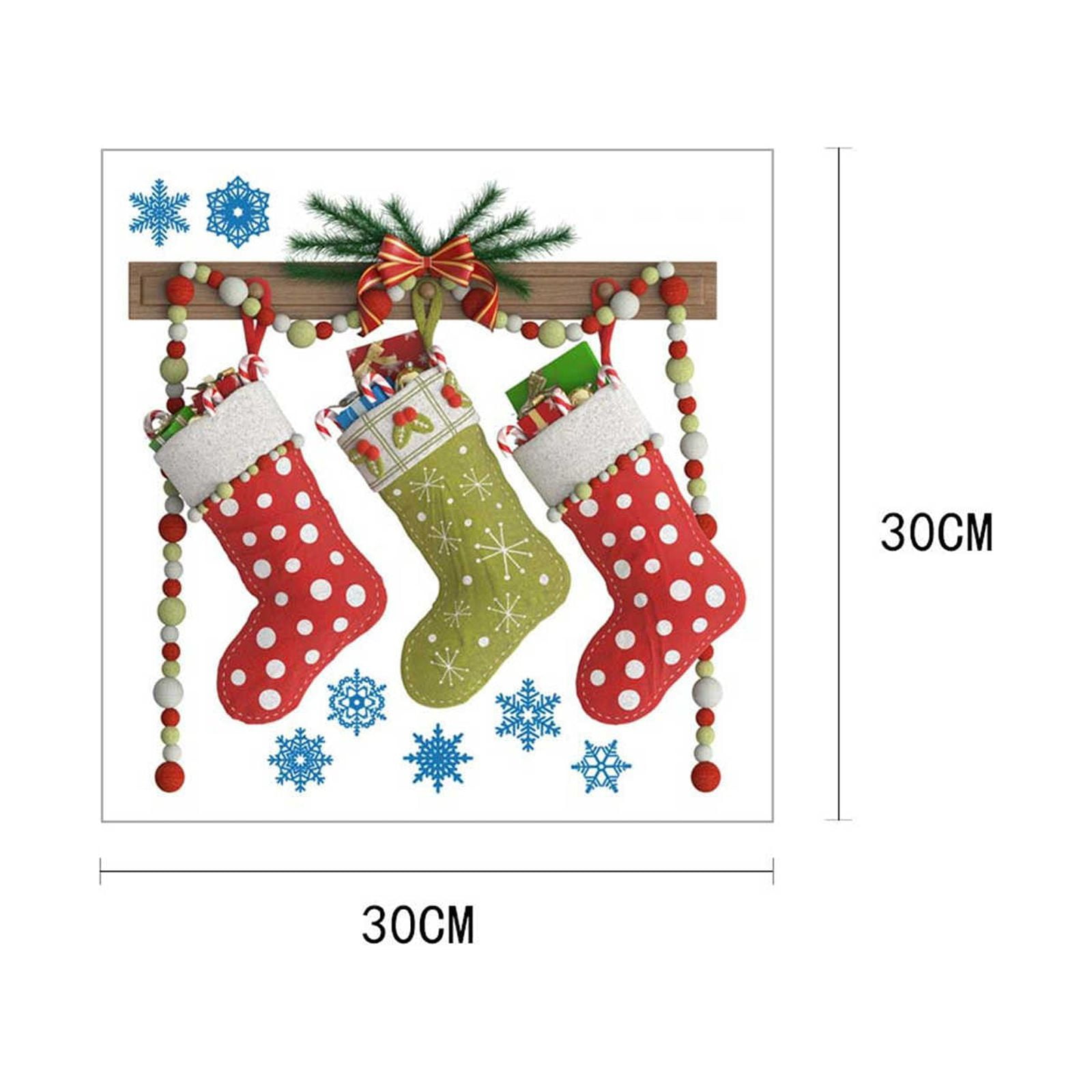 Christmas Special! HIMIWAY Christmas Socks Creative Christmas Wall ...
