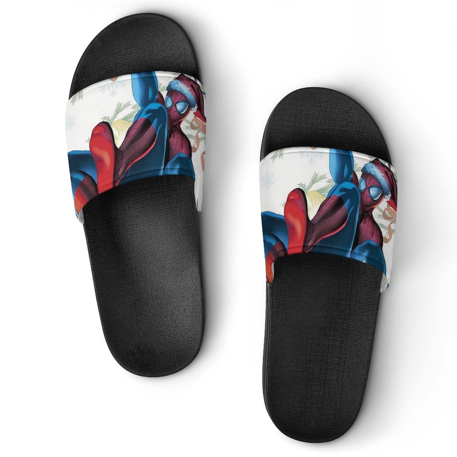 Christmas Spider-Man. Mens Slippers,Slippers for Men,Men's Slippers,Non ...