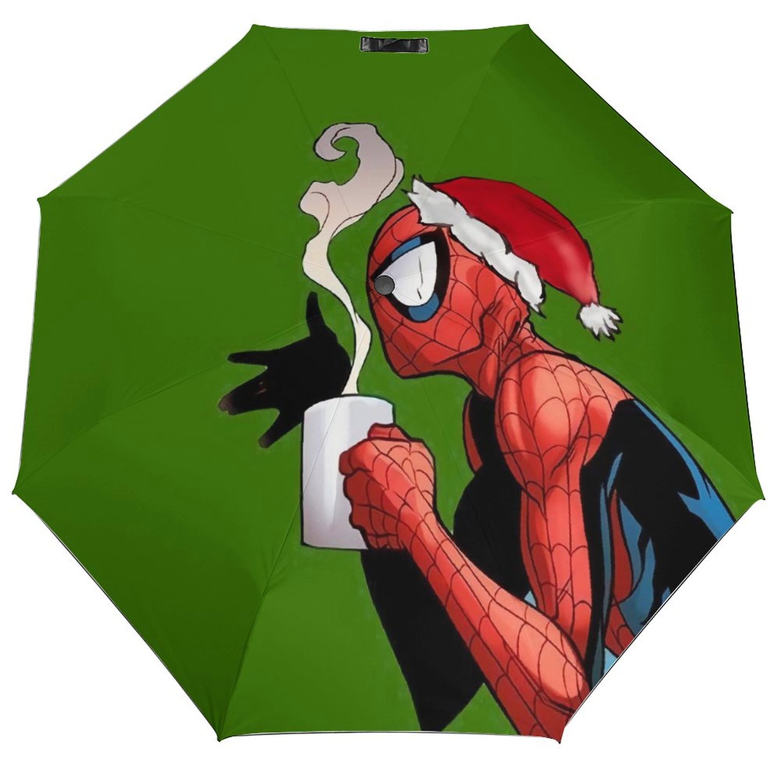 Christmas Spider-Man Umbrella,Kids Umbrella Automatic Open Umbrella Cartoon Waterproof and UV ...