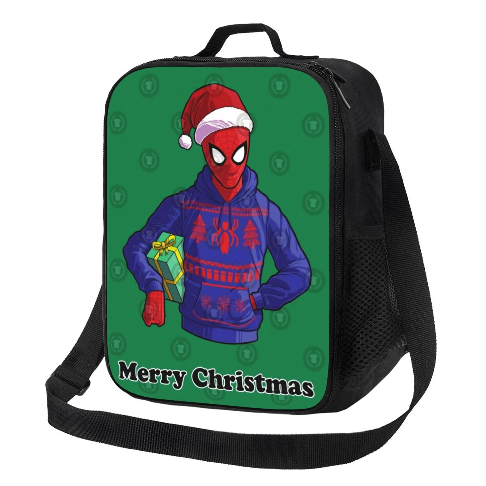 Christmas Spider-Man Venom Inspired Crossbody Lunch Bag Portable ...