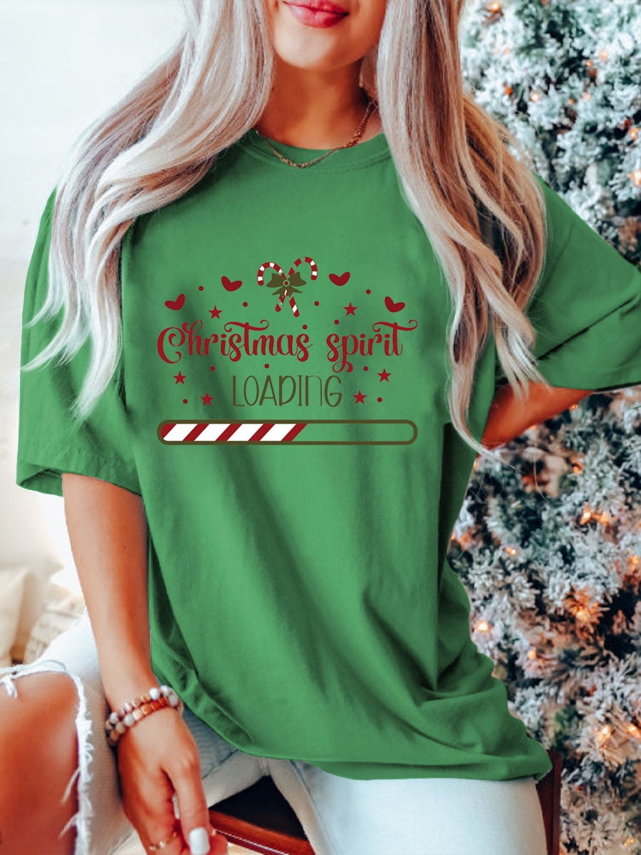 Christmas Spirit Loading Tee - Walmart.com