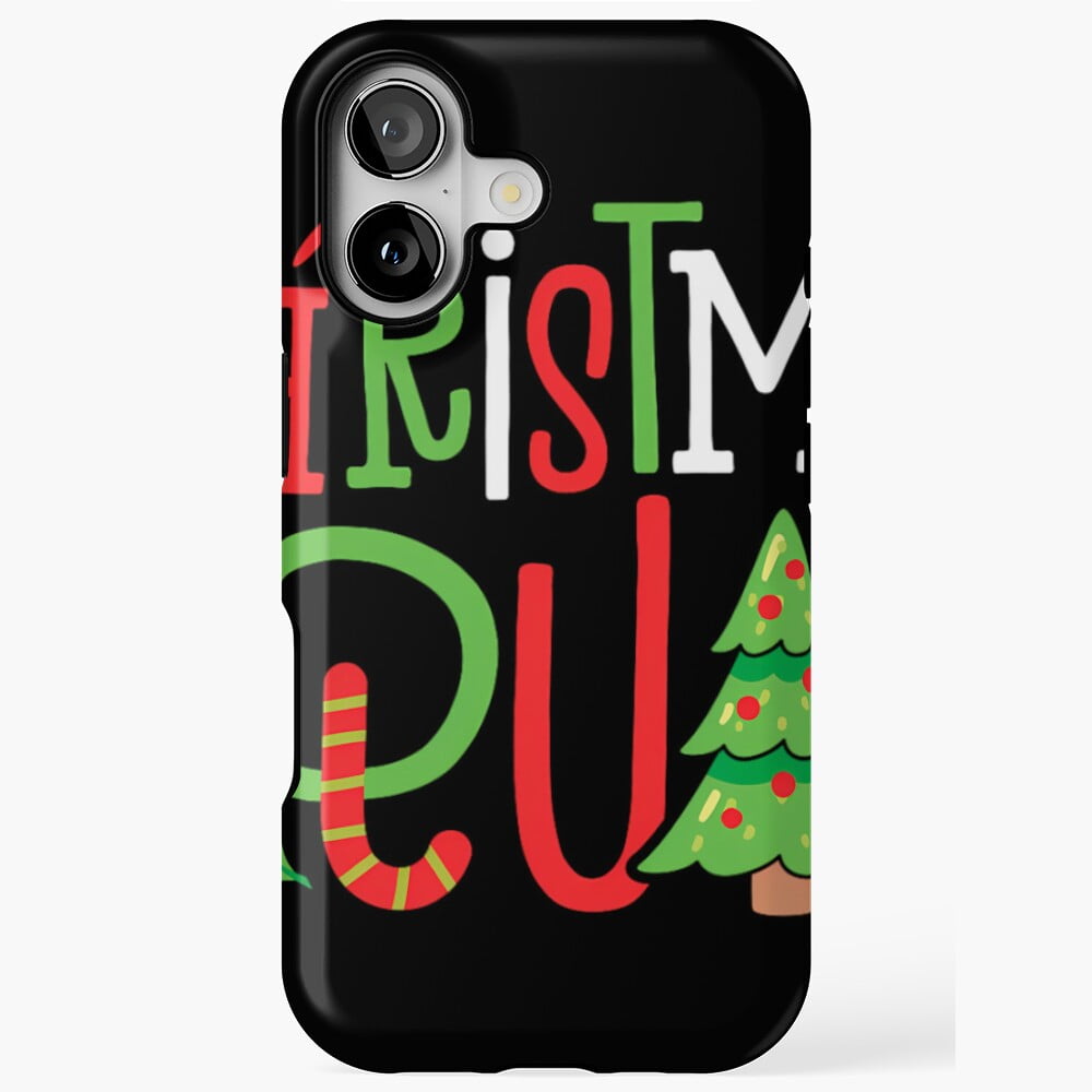 Christmas Squad Funny Tree Family Pajama iPhone 17 to 11 Pro Max Case ...