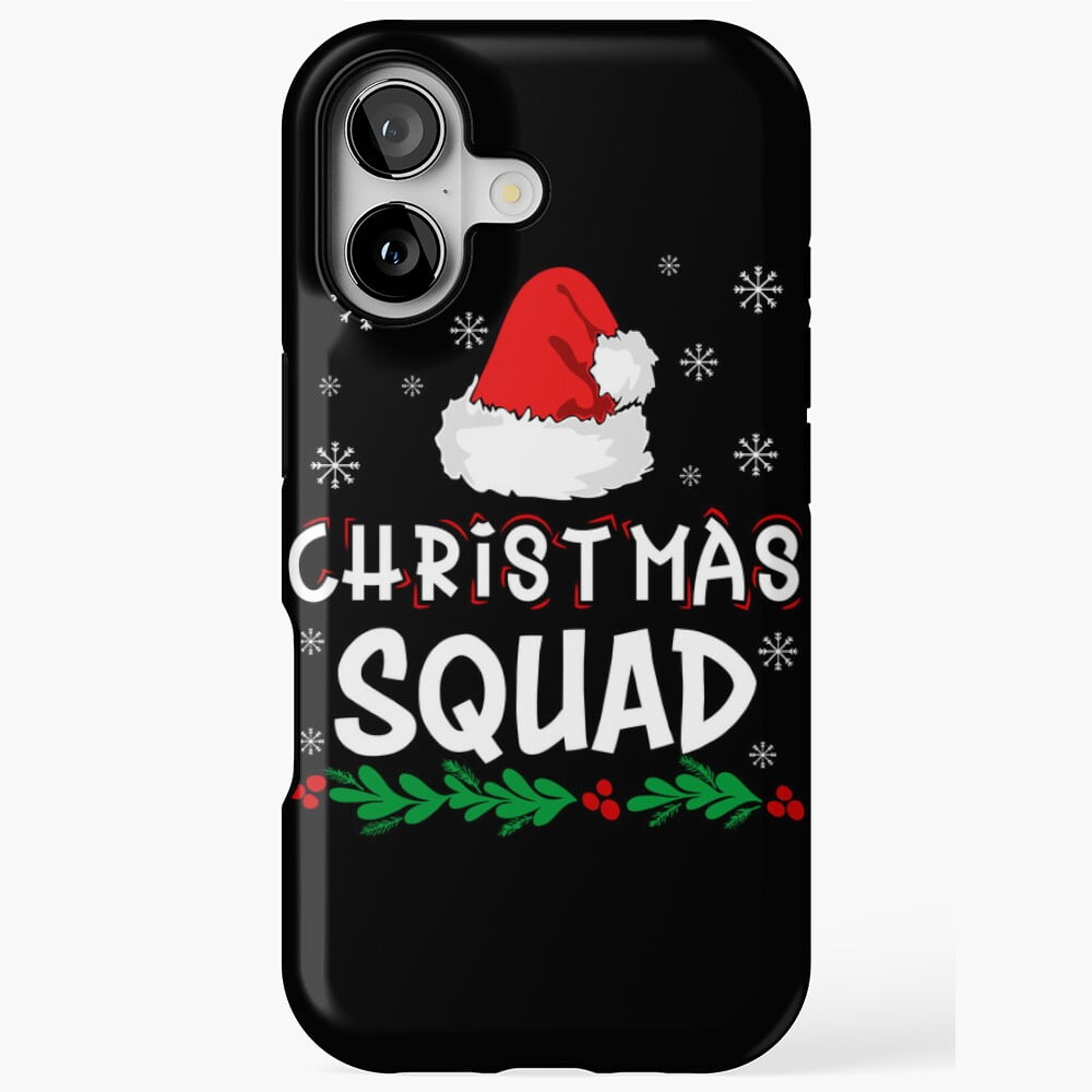 Christmas Squad Hat Matching Family Gift iPhone 17 16 15 14 13 12 11 ...